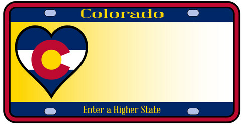 Colorado License Plate Vector Images (54)