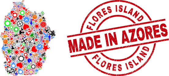 Flores Azores Map Vector Images (over 190)