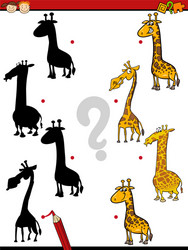 Educational Kids Shadow Vector Images (over 8,800)