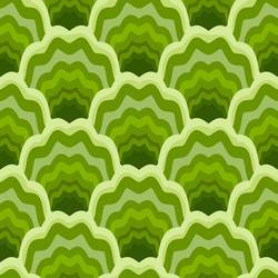 Green floral seamless pattern Royalty Free Vector Image