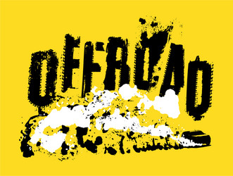 Off Road Font Vector Images (over 420)