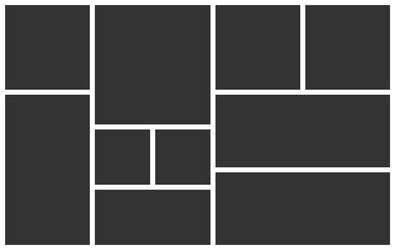 Collage photo frame layout Royalty Free Vector Image