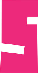 Simple font alphabet cuted from colored paper Vector Image