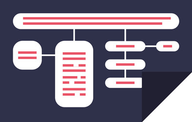 People management flow chart Royalty Free Vector Image