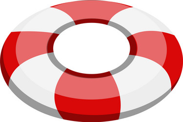 Isolated pool float Royalty Free Vector Image - VectorStock