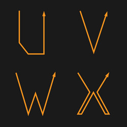Arrow Alphabet Vector Images (over 30,000)