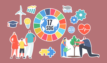 Sdg - sustainable development goals Royalty Free Vector