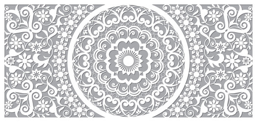 Rectangle Mandala Vector Images (over 300)