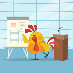 Chinese cabbage businessman with a inflation chart