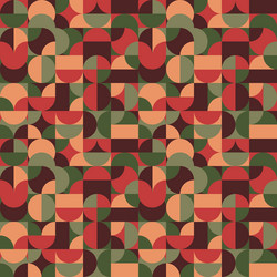 A simple geometric art poster with shape Vector Image