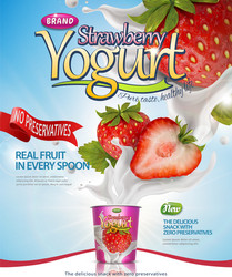 Yogurt Poster Vector Images (over 1,800)