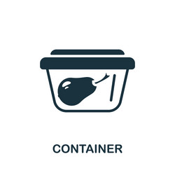 Cargo manifest icon monochrome simple line Vector Image