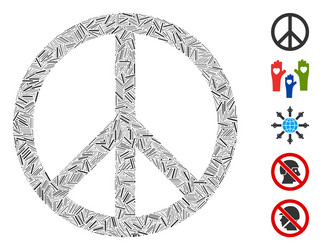 Peace Sign Collage Vector Images (over 180)