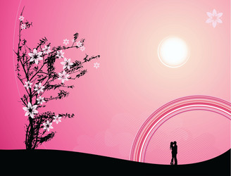 Romantic background Royalty Free Vector Image - VectorStock