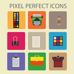 Symbol setsymbol icon for overview Royalty Free Vector Image