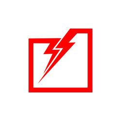 Power electric logo Royalty Free Vector Image - VectorStock