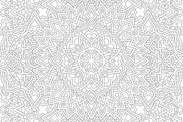 Abstract Coloring Page Vector Images (over 290,000)