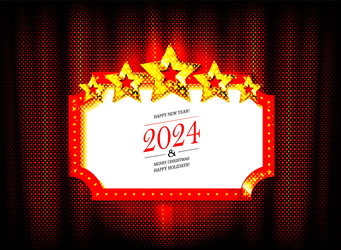 Bollywood indian cinema banner Royalty Free Vector Image