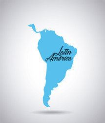 Latin america map Royalty Free Vector Image - VectorStock