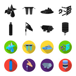 Purification water filter filtration Royalty Free Vector