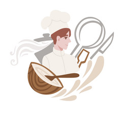 Man Bakery Chef Vector Images (over 2,700)