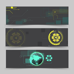 Concept digital technologies Royalty Free Vector Image