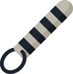 Police baton design element for logo label sign Vector Image