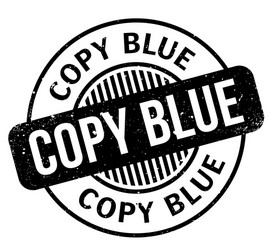 Copy blue rubber stamp Royalty Free Vector Image