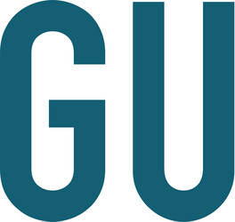 Initial letter be hand shield security logo Vector Image