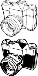 Camera creative Royalty Free Vector Image - VectorStock