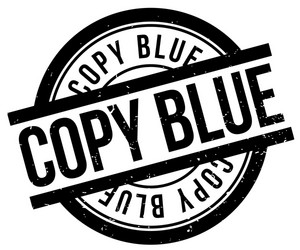 Copy blue rubber stamp Royalty Free Vector Image