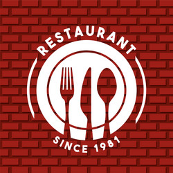 Lunch menu restaurant design Royalty Free Vector Image