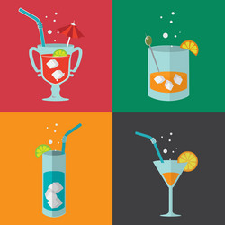 Cocktail design Royalty Free Vector Image - VectorStock