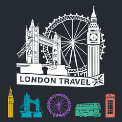 London travel Royalty Free Vector Image - VectorStock