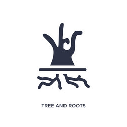 Trees icon on white background simple element Vector Image
