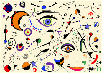 Painter Abstract Miro Vector Images (62)