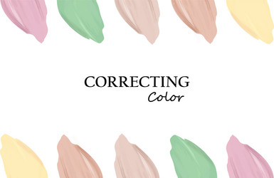 Color of the masking smear for face Royalty Free Vector