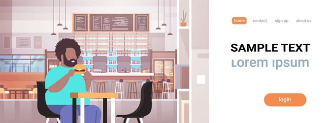 Fat Man at Table Vector Images (over 210)