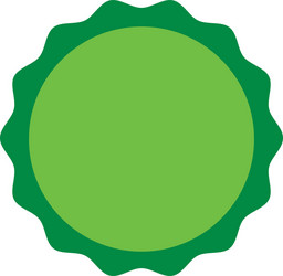 Green seal stamp sticker Royalty Free Vector Image