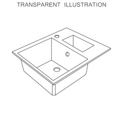 Kitchen Sink Line Drawing Vector Images (over 340)