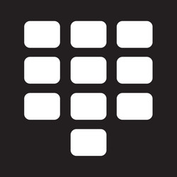 Enter key icon design Royalty Free Vector Image