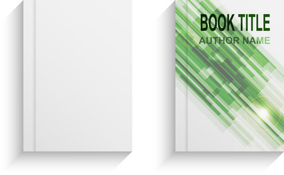 Modern abstract book cover design template Vector Image