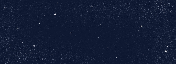 Night sky with stars and moon pattern surreal Vector Image