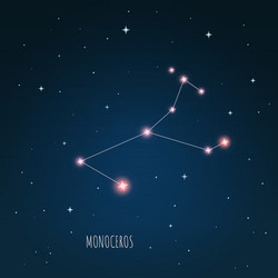 Constellation grus scheme in starry sky space Vector Image