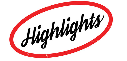 Highlights rubber stamp Royalty Free Vector Image