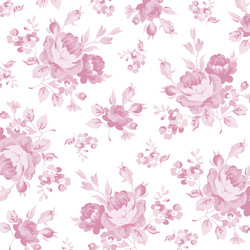 Floral pattern with garden pink roses Royalty Free Vector