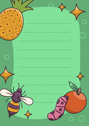 Hand drawn kids cards template Royalty Free Vector Image