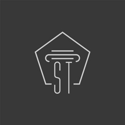 St Monogram Vector Images (over 1,700)