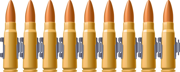Bullet belt Royalty Free Vector Image - VectorStock