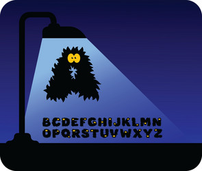 Gas alphabet Royalty Free Vector Image - VectorStock